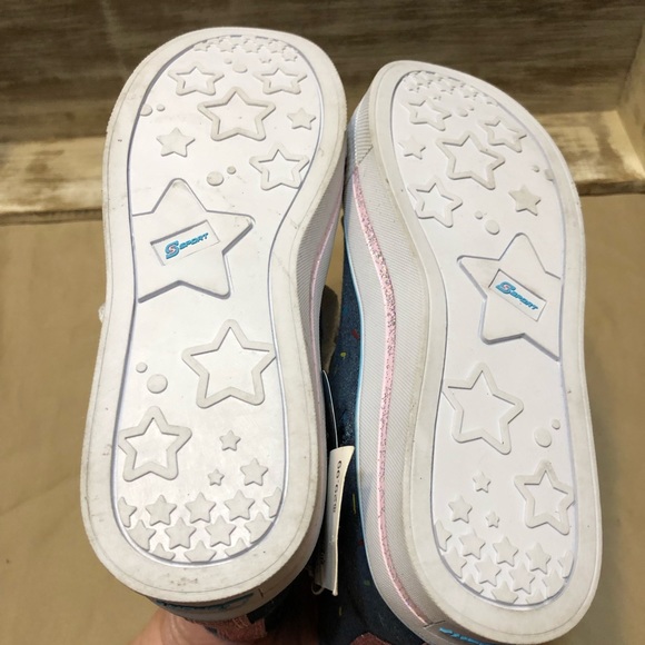 Skechers | Shoes | Adorable Girls Crystal Stars Sneakers Nwts | Poshmark